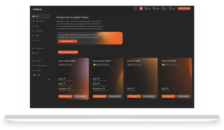 Nimbus Platform - Dexola | Technology Partner for Web3 Startups